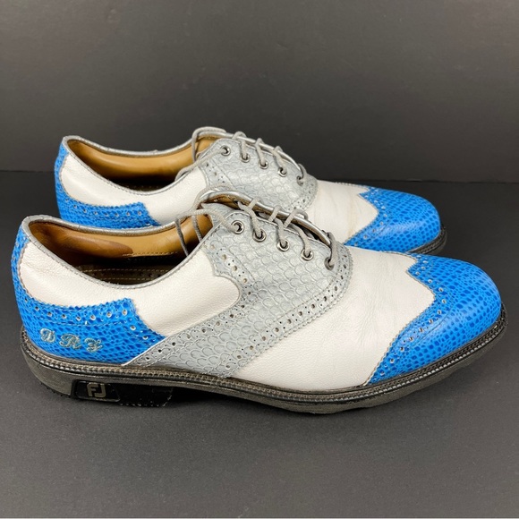 FootJoy | Shoes | Footjoy Classics Dry Premiere Mens Golf Shoes Blue ...